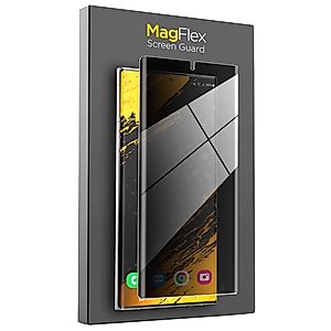 magglass MagFlex Privacy+ Screen Protector for Samsung Galaxy S23 ULTRA (Fingerprint Compatible) Side Tint 3D Nano-Polymer Flexible Privacy Guard (S23 Ultra-6.8")