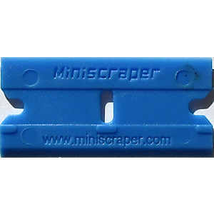 MINISCRAPER® 10 Plastic Double Edged Razor Blades Polycarbonate
