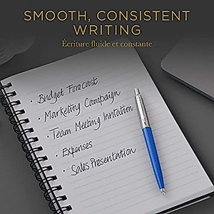 PARKER QUINKflow Ballpoint Pen Ink Refills, Medium Tip, Black, 6 Count Value Pack