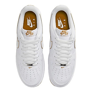 Nike Air Force 1 '07 White/White-Bronzine Mens Size 9