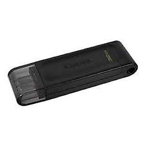 Kingston DataTraveler 70 64GB Portable and Lightweight USB-C flashdrive with USB 3.2 Gen 1 speeds (DT70/64GBCR)
