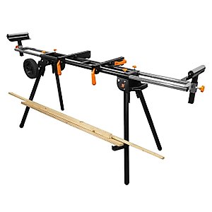 WEN Miter Saw Stand, Collapsible and Rolling with 3 Onboard Outlets (MSA330)