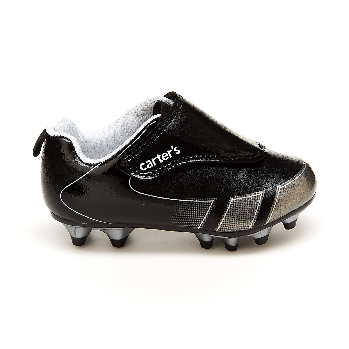 carter's Boy's Fica Sport Cleat, Black, 7 Toddler