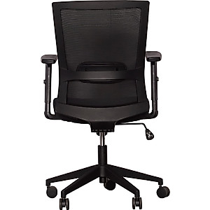 WeWork We Work Office Chair with Adjustable Arms and Lumbar Support, in Black