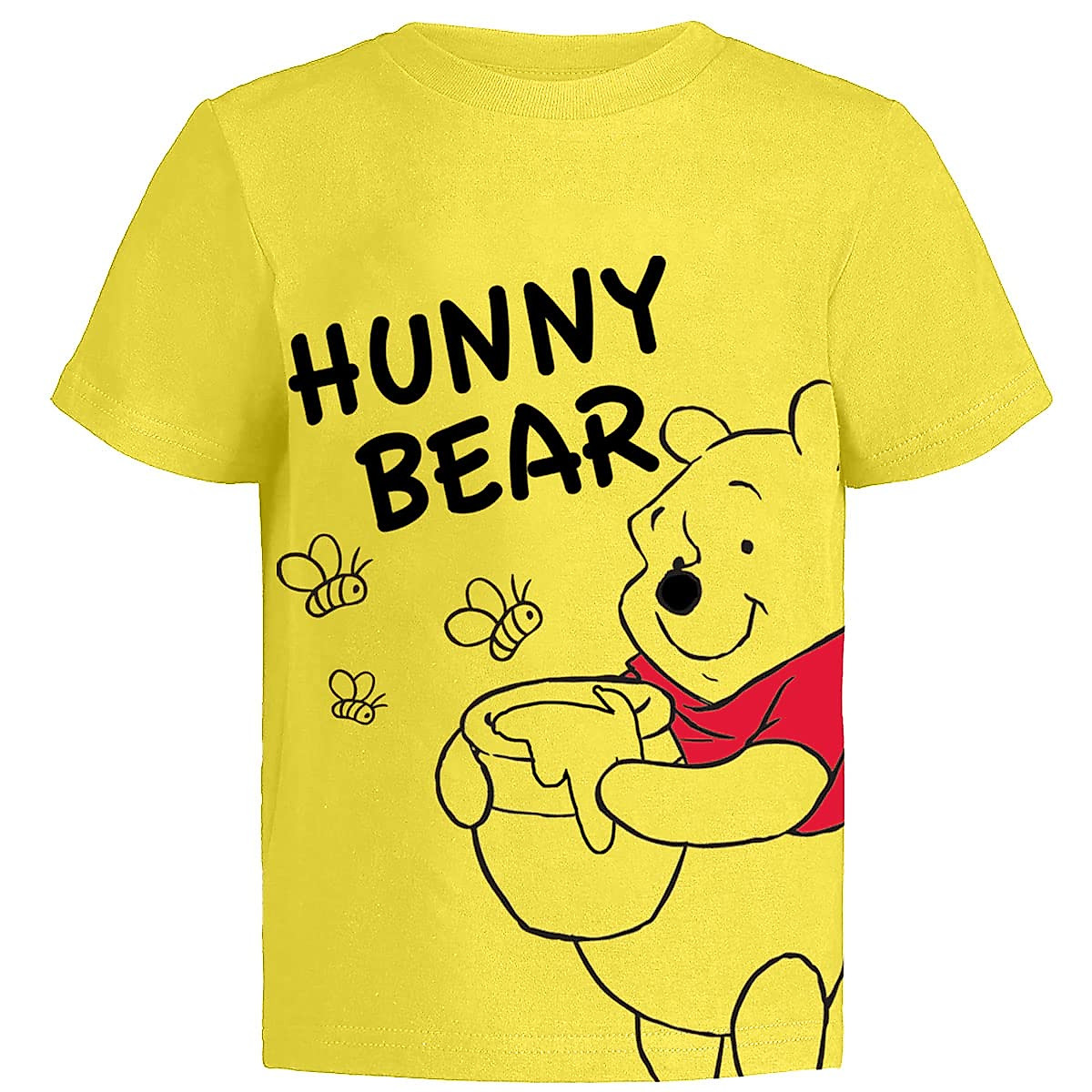 Winnie The Pooh, Tigger & Eeyore Graphic T-Shirts (3 Pack) Baby/Toddler to Kid 2T Lb/Or/Y SS