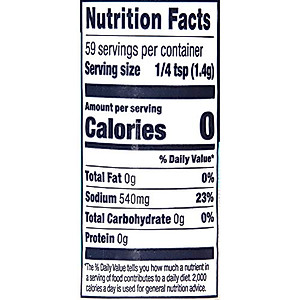 Morton Sea Salt, Grinder, 2.9 Ounce