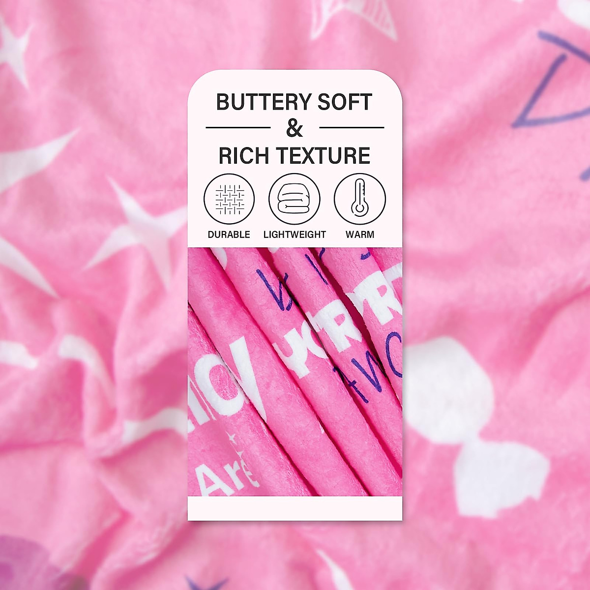 VIGKOIR Gifts for 13 Year Old Girl, 13th Birthday Gifts for Girls, 13 Year Old Girl Gift Ideas, Sweet Gifts for 13 Year Old Girl, Blanket Gifts for 13 Year Old Girls 60"X50"