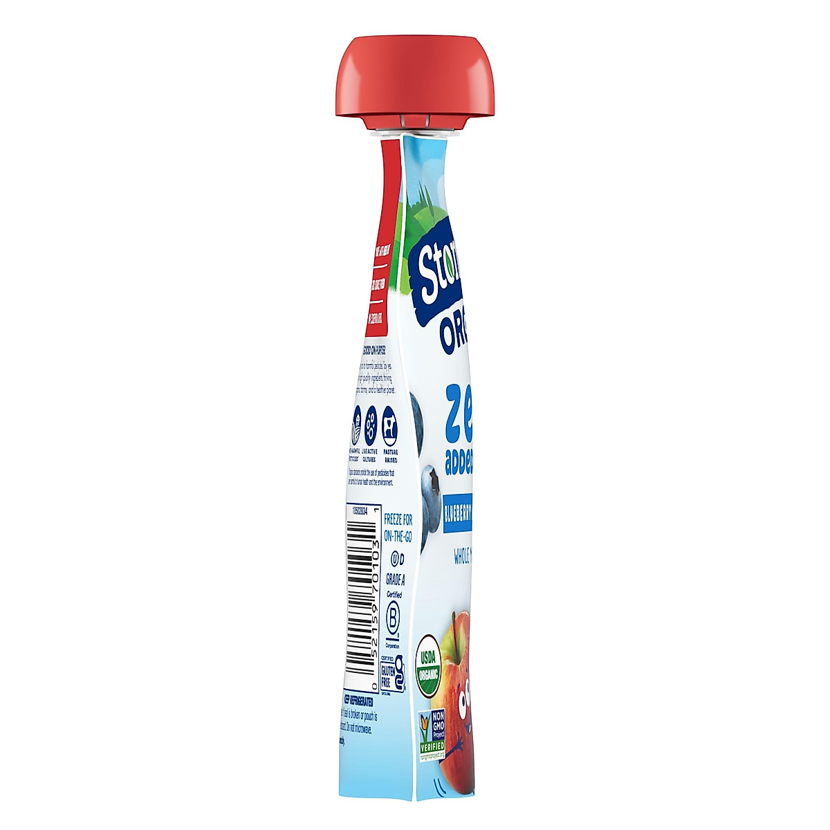 Stonyfield Farm, Yogurt Pouch Blueberry Apple Carrot Organic, 3.5 Ounce