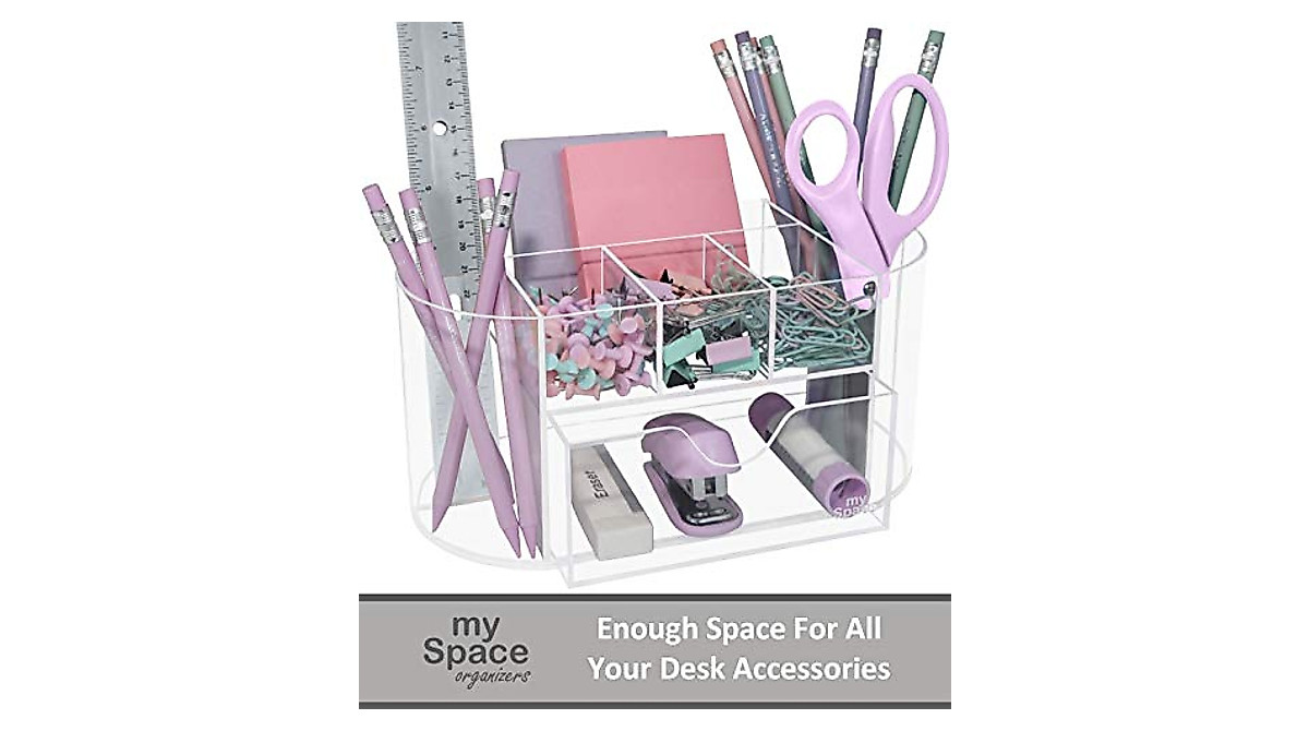Clear Acrylic Desk Organizer - Keep Your Office Tidy