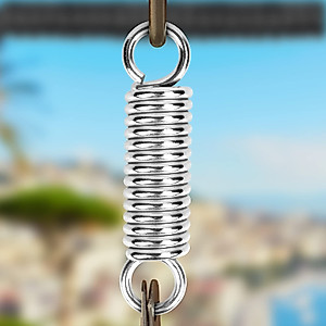 nodfosprr Heavy Duty Spring Fits Hammock Chair Swing Hanging Porch Suspension Sandbag Hook,500lbs Weight Capacity