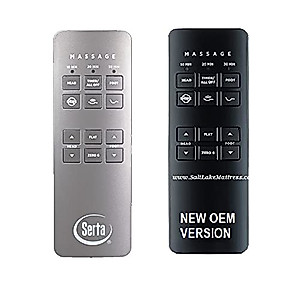 Motion Essentials Replacement Legs for Serta Perfect, Essentials, Custom, Plus, or Air Adjustable Beds (Model Specific, See Remote pics), Black, (62000085)