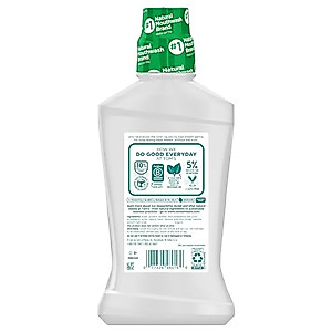 Tom's of Maine Natural Wicked Fresh Alcohol-Free Mouthwash, Cool Mountain Mint, 16 oz. 6-Pack (Packaging May Vary)