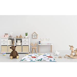 50 x 50 Play Mat for LIAMST and TODALE Baby Playpen, Non-Slip Washable Baby Playpen Mat, Baby Crawling Mats for Floor, Portable Travel Large Play Mats for Toddlers and Infants