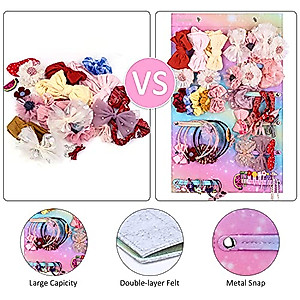 SIMBOOM Headband Holder for Baby Girl, Hanging Storage Organizer Newborn Headbands, Bows