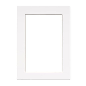 11x17 Mat for 16x20 Frame - Precut Mat Board Acid-Free White 11x17 Photo Matte Made to Fit a 16x20 Picture Frame, Premium Matboard for Family Photos, Show Kits, Art, Picture Framing, Pack of 1 Mat