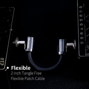 MOOER Guitar Effects Pedal Accessories 4-Pack Patch Cable FC-Series (2'' FC-2)