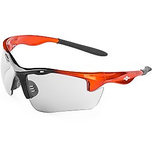 ToolFreak Rebel Safety Glasses - Light Grey - Lens Designed for Both Indoor & Outdoor Use - UV Protection, ANSI Z87-2020 Rated, Distortion-Free & Anti-Fog Coating - Hard Case & Cloth