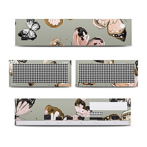 Head Case Designs Officially Licensed Ninola Butterflies Gold Green Assorted Vinyl Sticker Gaming Skin Decal Cover Compatible With Xbox Series S Console and Controller Bundle