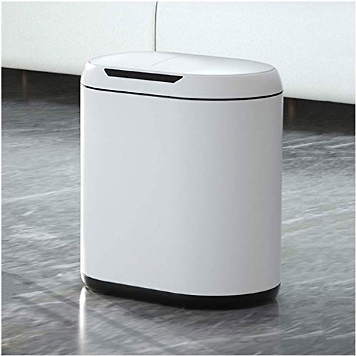 CXDTBH Smart Waterproof Trash Can Simple Electric Trash Can with Lid 10L Induction Trash Can, Perfect for Home, Kitchen, Office Trash Can for Bedroom (Color : E)