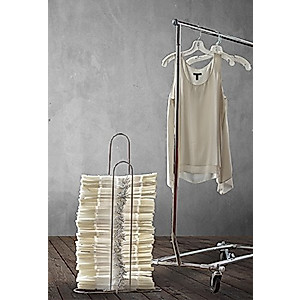 NAHANCO RCS-1 Collapsible Metal Rolling Garment Rack, Commercial Grade, Chrome (1 Rack)