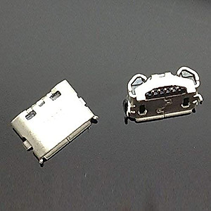 2 PCS USB Data Charging Port Socket Connector for Sony PS4 Controller