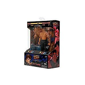 Street Fighter II 6" Fei Long Action Figure, Toys for Kids and Adults