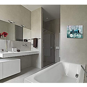 Mofutinpo Bathroom Teal Decor Dream Tractors Dandelion Canvas Wall Art Farmhouse Room Decor for Bedroom Walls Aesthetic House Wall Decor 12x16 inches