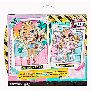 L.O.L. Surprise! Tweens Babysitting Beach Party with 20 Surprises Including Color Change Features and 2 Dolls – Great Gift for Kids Ages 4+, Multicolor
