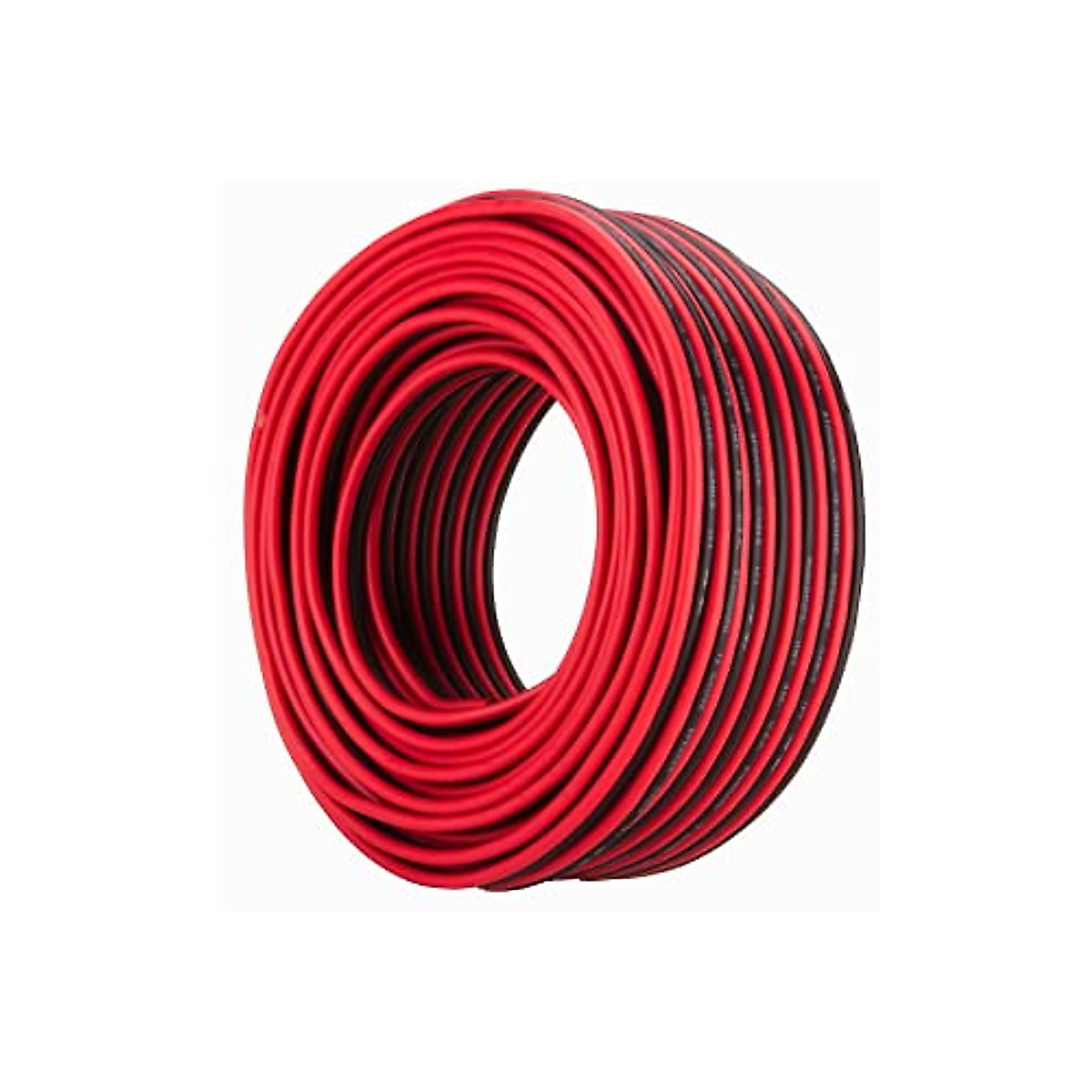 Audiopipe 12 GA Gauge Red Black Stranded 2 Conductor Speaker Wire For Car, Home Audio, 100 feet