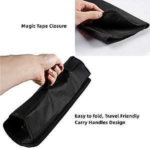 Knife Roll, Chef's Knife Roll Bag, Portable Travel Knife Case for 5 Knives, Kitchen Knife Holder Carrier, Heavy Duty Oxford Knife Organizer Bag(Knives not Included）