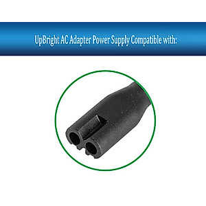 UpBright 2-Prong AC Adapter Compatible with Wahl 8591L 8591 L 08591-1024 08148-508 8148-100 8148 8159 81919 5 Star Series Magic Clip Cordless Designer 785024 785225 Lithium-Ion Clipper Battery Charger
