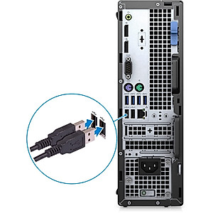 Dell OptiPlex 7000 7090 Desktop Computer - Intel Core i5 10th Gen i5-10505 Hexa-core (6 Core) 3.20 GHz - 16 GB RAM DDR4 SDRAM - 256 GB M.2 PCI Express NVMe 3.0 x4 SSD - Small Form Factor - Black