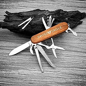 Swiss Eagle Classic Multi-Tool Army Knife - Packs 30 Tools In Your Pocket