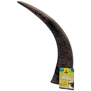 Buffalo Horn Jumbo 19 Inches of Long Lasting 100% Natural Water Dog Chew