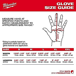 Milwaukee Tools Soft Top Grain Goatskin Leather Work Gloves (Large), Brown (48-73-0012)