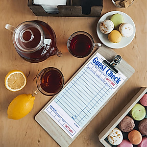 Batrical Guest Checks Server Note Pads 300 Sheets Waitress Notepad for Restaurants (6 Books) 3.5" x 6.75" Per Ticket Book