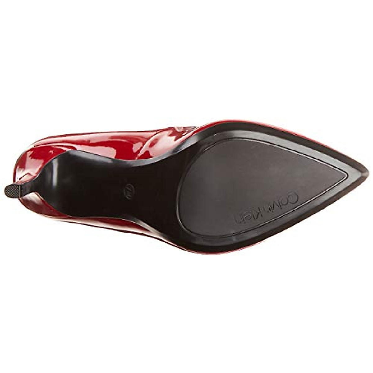Calvin Klein Women's Gayle Pump, Crimson Red, 8
