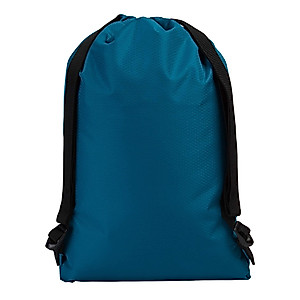 Speedo Unisex Adult Pool Bag Pool Bag, Nordic Teal/Black/Green Glow, One Size