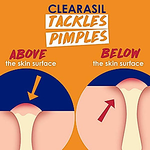 Clearasil Acne Treatment Facial Cleansing Pads, Stubborn Acne Control 5-in-1 Daily Pads, 90 Pads (Pack of 3)