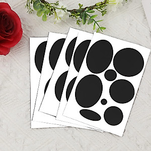 40pcs Down Jacket Repair Patch, Black Nylon Fabric Repair Patches Self-Adhesive Washable Outwear Repair Patches for Puffer Clothing Sleeping Bags Tents (Round)