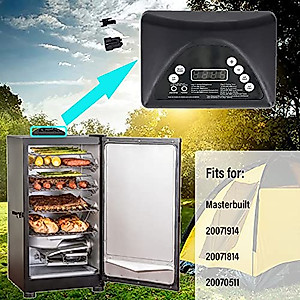 Digital Thermostat Panel Kit Fits for Masterbuilt 20071914 20071814 20070511 and More Digital Electric Smoker Models Replaces 9907100008