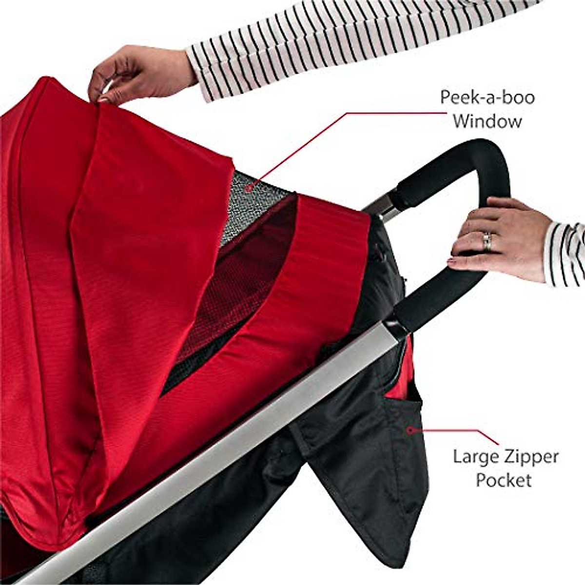 Britax B-Lively Lightweight Stroller, Cardinal