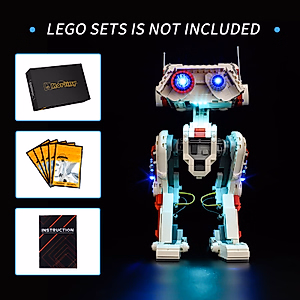Rorliny LED Light Kit for Lego Star Wars BD-1 75335 Toy Building Set, Lighting Set Compatible with Lego 75335-Upgraded Version (Lights Only, No Lego Models)