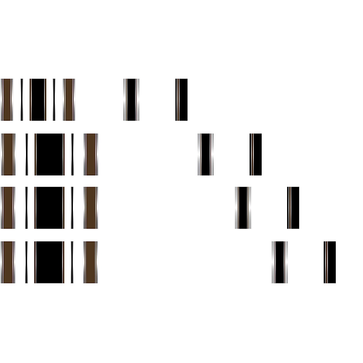 White Water Archery Laminated Brown Traditional 12 Crest Arrow Wraps 15 pk Choose Length Width (7.75)