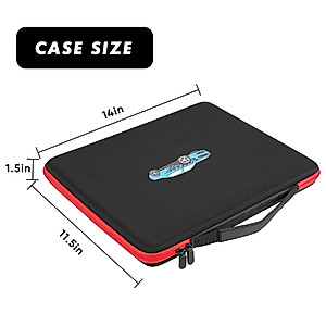 Brappo Hard Portable Toy Organizer Compatible Hot Wheels Cars and Matchbox Cars,Holds 27 Hot Wheels children's toy cars.(Box Only)