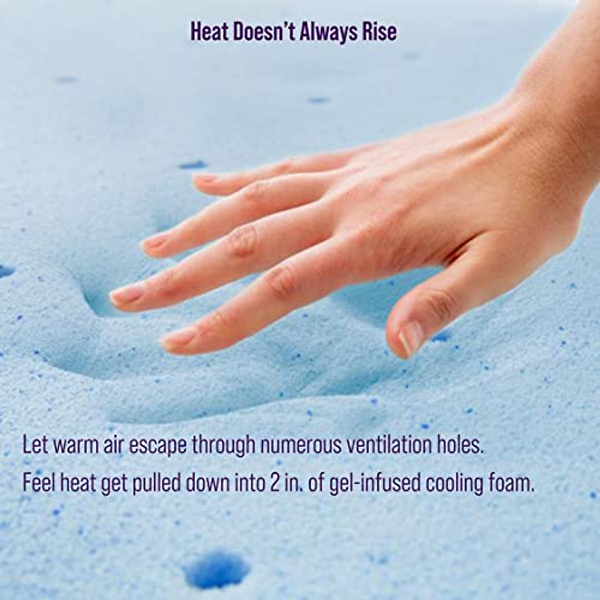 NapQueen 10 Inch King Size Medium Firm Memory Foam Mattress, Bed in a Box