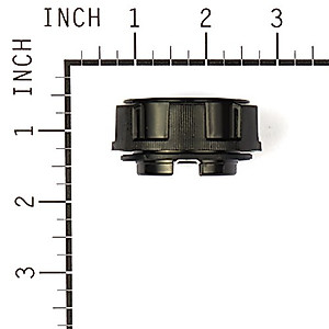 Briggs & Stratton 494559 Fuel Tank Cap For 3-5 HP Horizontal Engines and Selected Models , Black