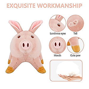 Sengocis Stuffed Animal Piggy - Piglet Plush Toy - 9.8 Inches Length