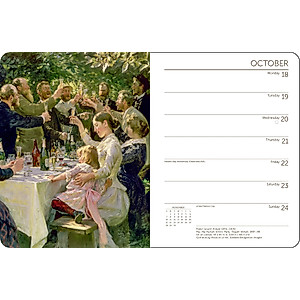 Impressionists Weekly Engagement Calendar 2021, Planner 6.5" x 8.5" Spiral Bound