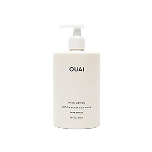 OUAI Hand Wash and Hand Lotion, Moisturizes and Exfoliates with Daily Use, Made with Jojoba Esters, Avocado and Rosehip Oils, Dean Street Scent, 16 oz each…